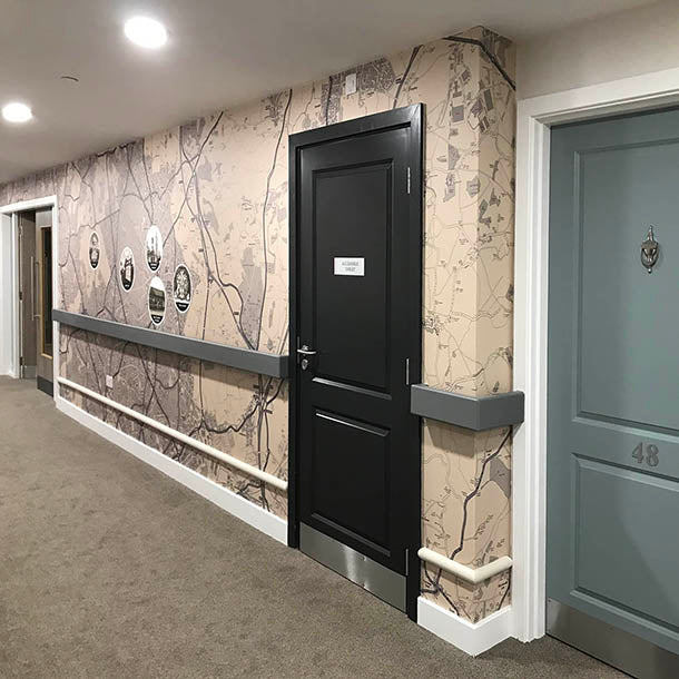 Sutton Rose Care Home for Macc Care - Nature Murals - UK – ATADesigns